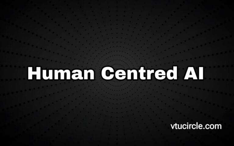vtucircle » Human Centred AI BAI613A