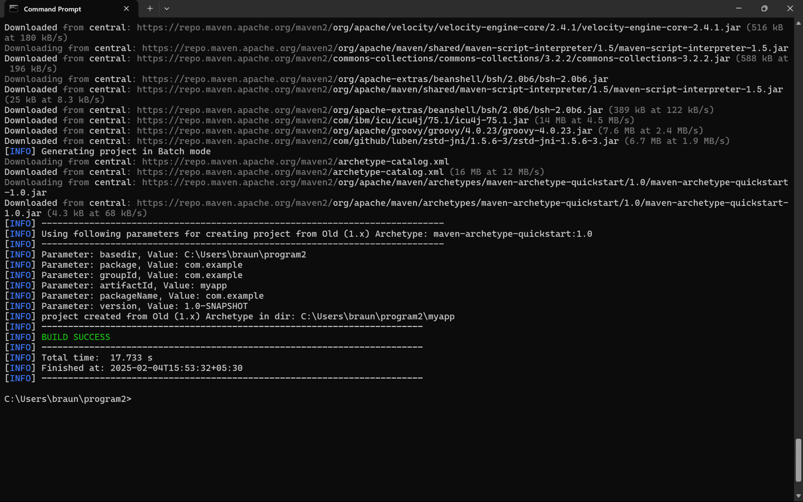 vtucircle » BCSL657D Program 2