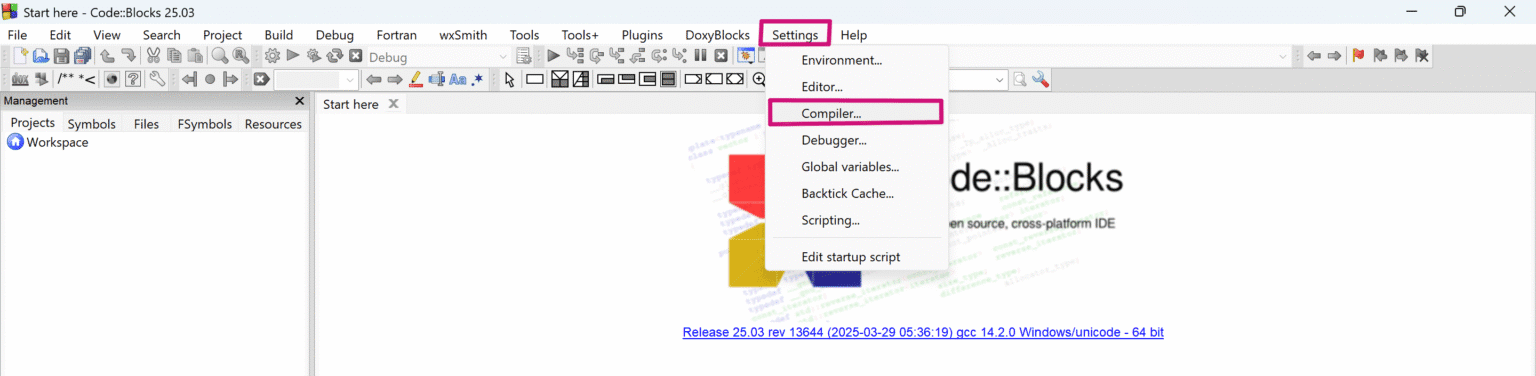 vtucircle » CodeBlocks Setup for Parallel Computing Lab on Windows