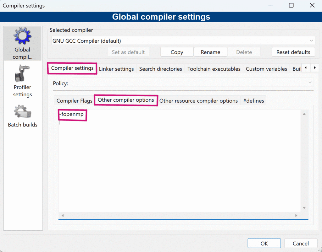 vtucircle » CodeBlocks Setup for Parallel Computing Lab on Windows