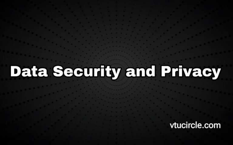 vtucircle » Data Security and Privacy BAD703